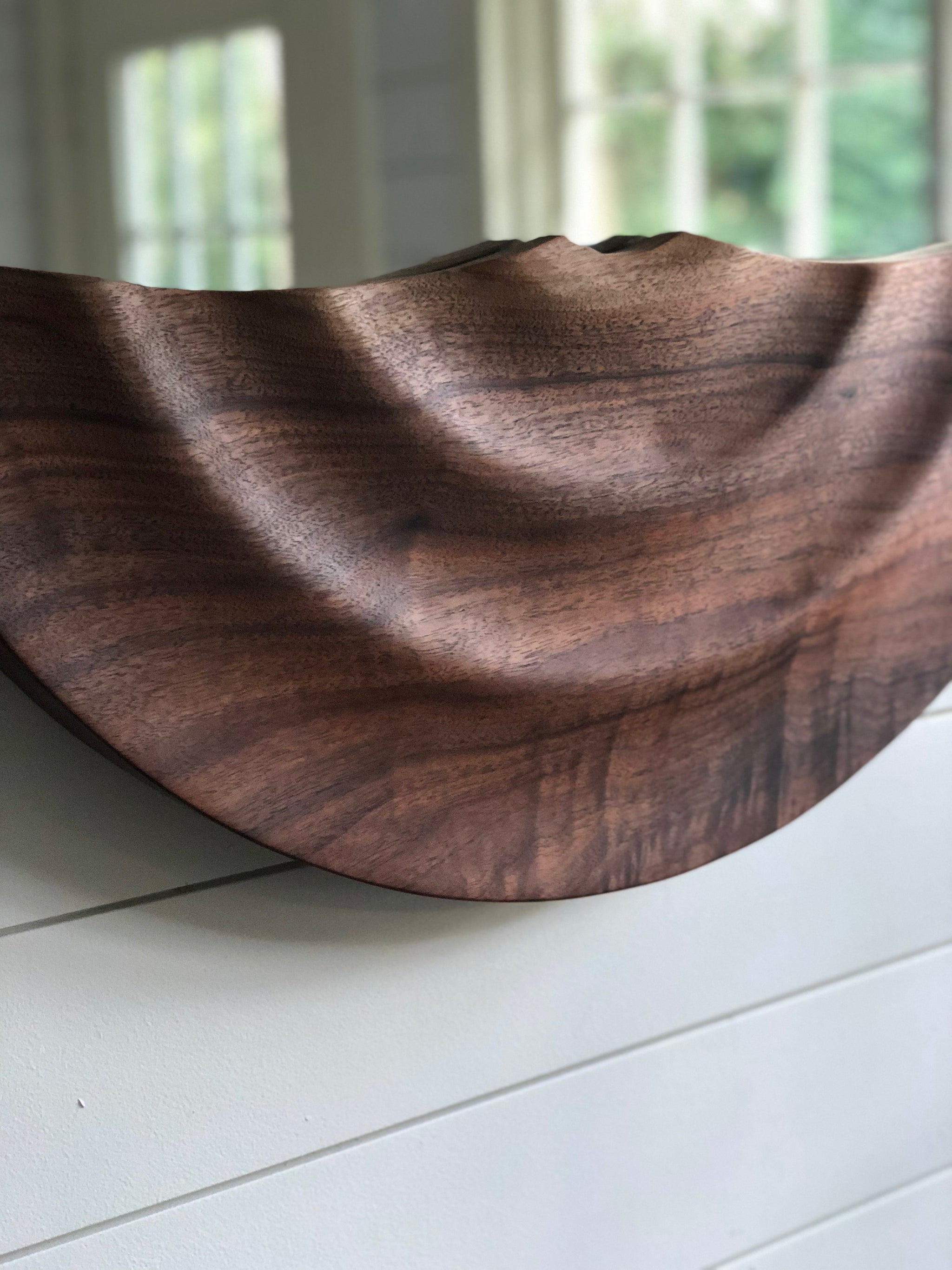 Live Edge Ripple Mirror – Woodbee Woodworks